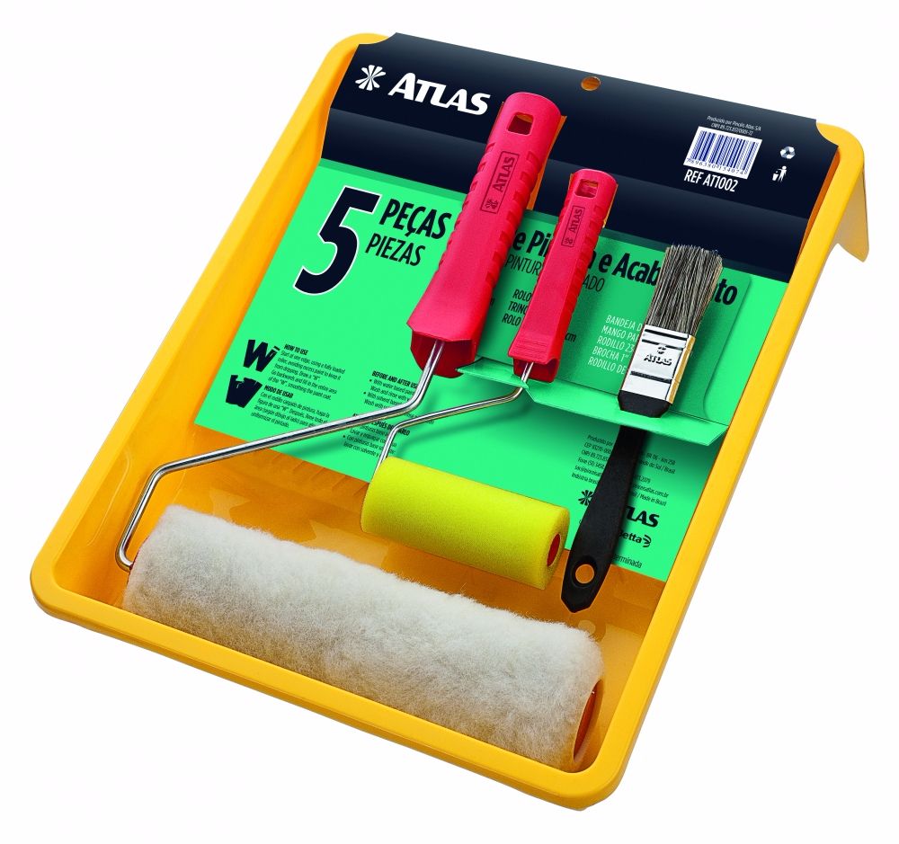 KIT PARA PINTURA ATLAS REF.:AT1002 (5 PEÇAS) | Coqueiro Materiais para ... KIT PARA PINTURA ATLAS REF.:AT1002 (5 PEÇAS) | Coqueiro Materiais para ...